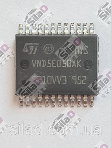 Купити Мікросхема VND5E050AK STMicroelectronics корпус PowerSO-24, ціна 500 ₴ - Prom.ua (ID ...