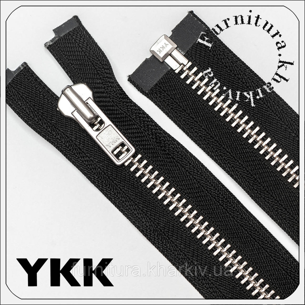 Молния Металлическая №8 YKK 70 Cм Никель — Купить Недорого на Bigl.ua (58585167)