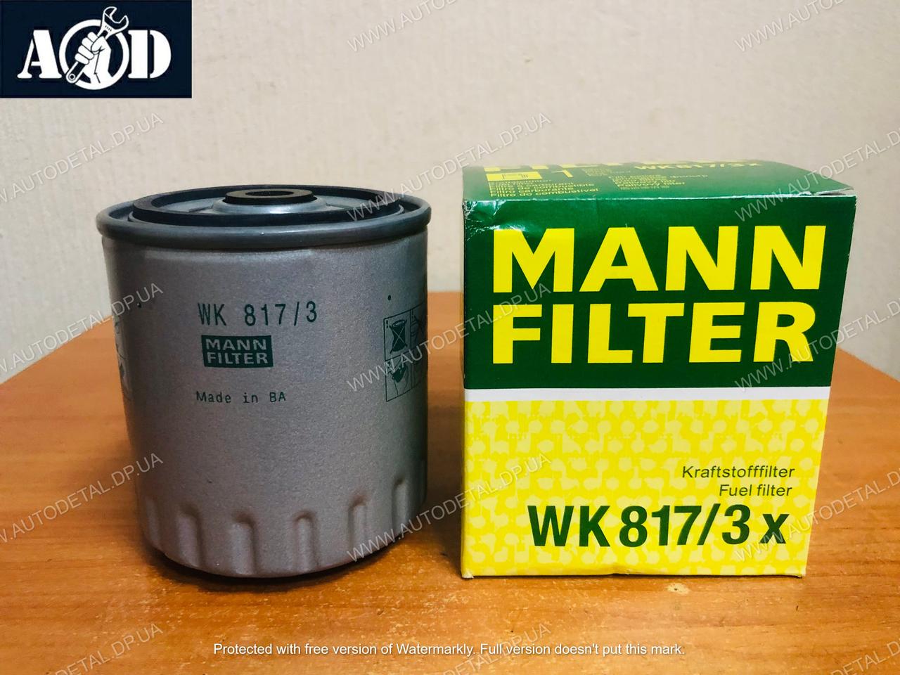 Паливний Фільтр Мерседес Спринтер 2.3 D/2.9 TDI 1995-->2000 Mann ...