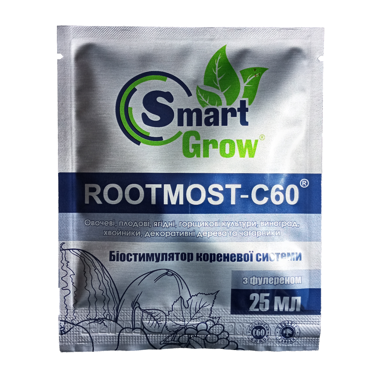 Органо-минеральное удобрение Smart Grow Rootmost-C60 25мл Украина (ID#1444934569), цена: 30 ...