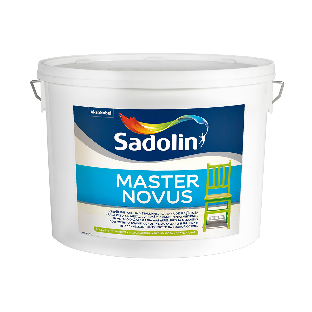 Алкидно-эмульсионная эмаль для дерева и металла Sadolin Master Novus 15 ...