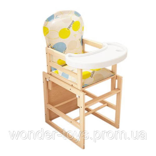 Купити Стільчик для годування трансформер "Горошки", пластикова ...