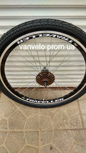 24*(1.95)*2.0-2.125- усиленное заднее в сборе, двойной обод., цена 1700 ...