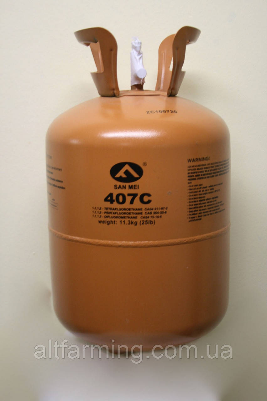 Купити Фреон R407C / Холодоагент R-407C Sanmei , 11,3 кг, ціна 5470 грн ...