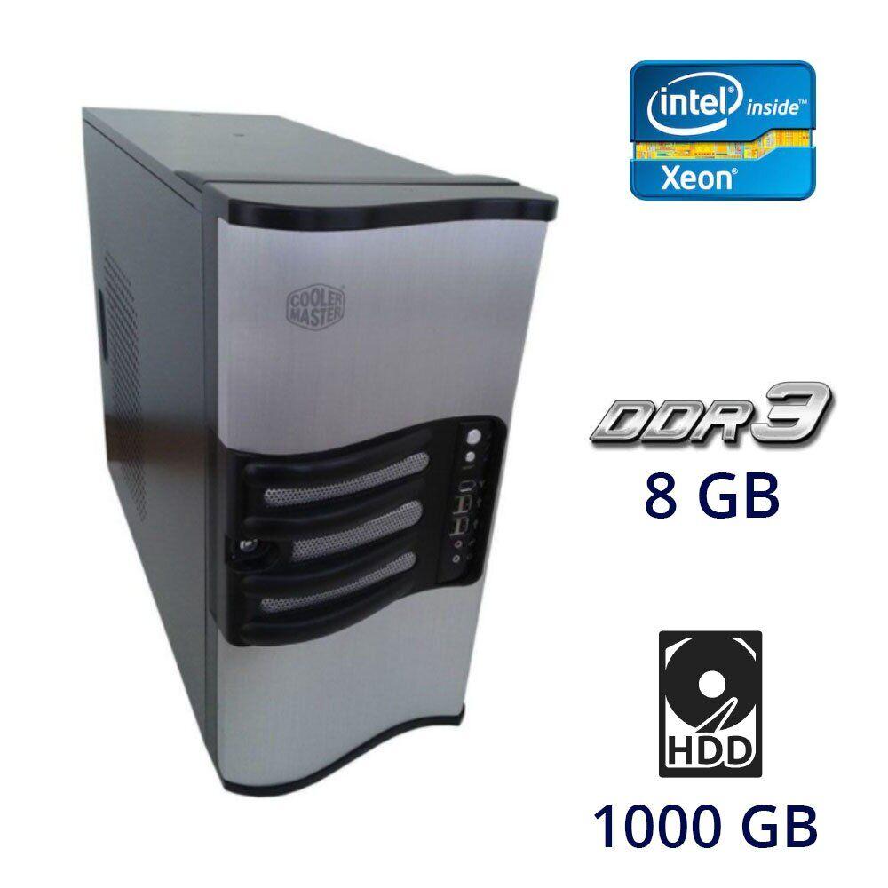 Сервер Cooler Master Midi-Tower / Intel Xeon E3-1271 v3 (4 (8) ядра по ...