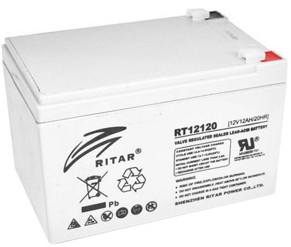 Акумуляторна батарея Ritar AGM RT12120 (12В 12Ач) (код 78110), ціна ...