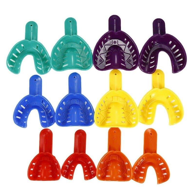 Impression Trays (Ложки оттискные), набор 12 шт, пластмассовые наборы ...