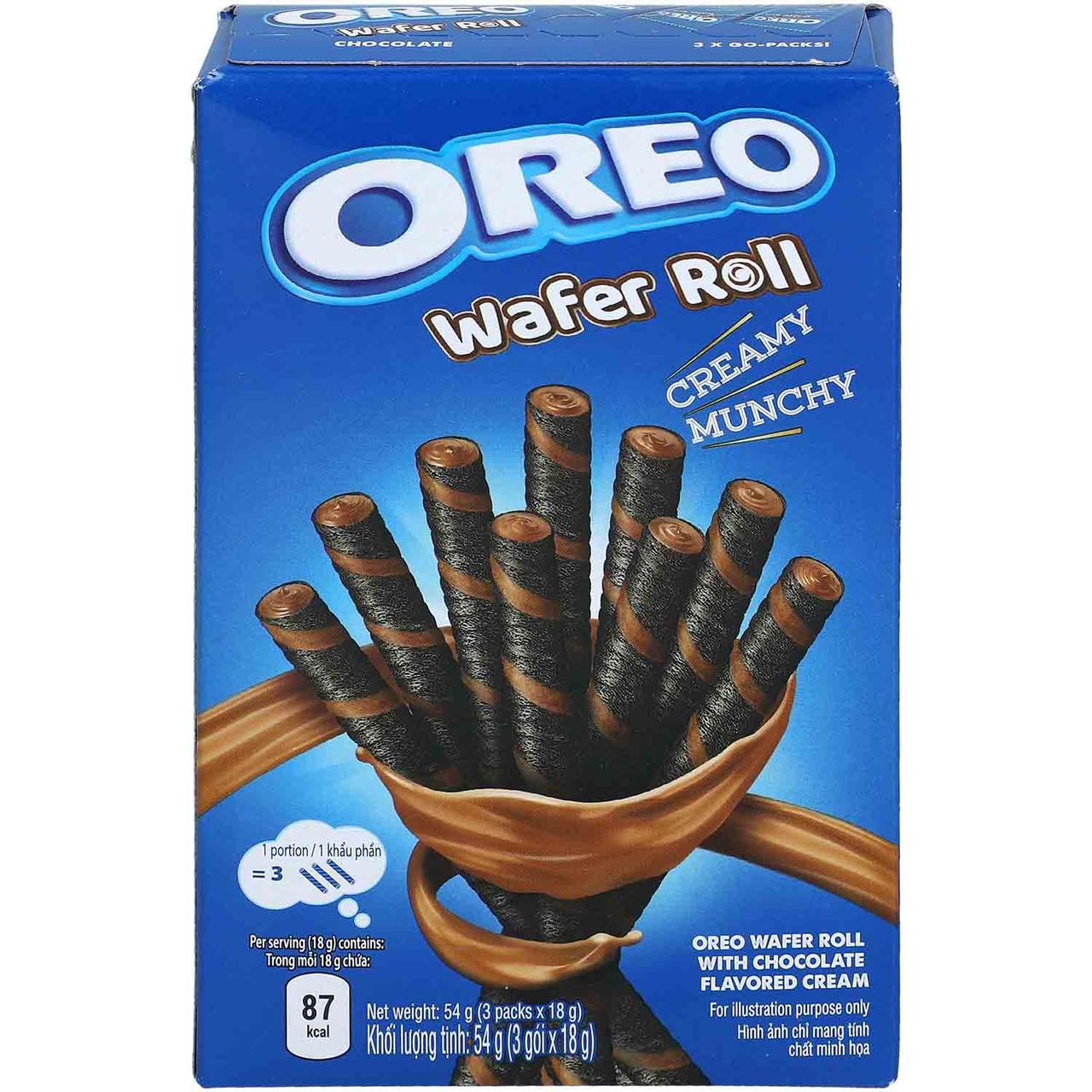 Купить Трубочки Oreo Wafer Roll Chocolate 54g, цена 149 грн — Prom.ua ...