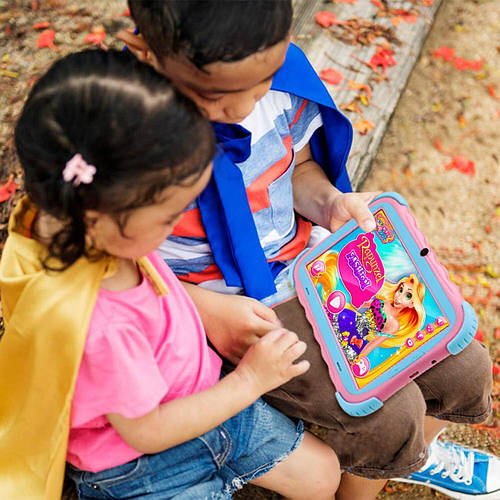 Детский планшет 7" Surfans Y57 Android 9 1/16Gb Розовый Защищённый ...