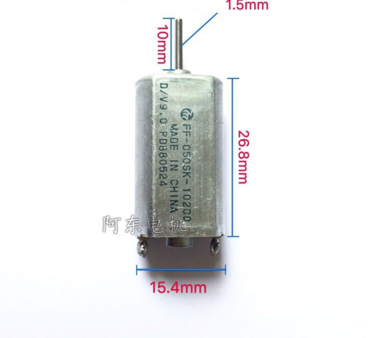 Купити DC motor Mabuchi FF-050SK-10200 (3-12V) 9V 11500 rpm, ціна 65 ...