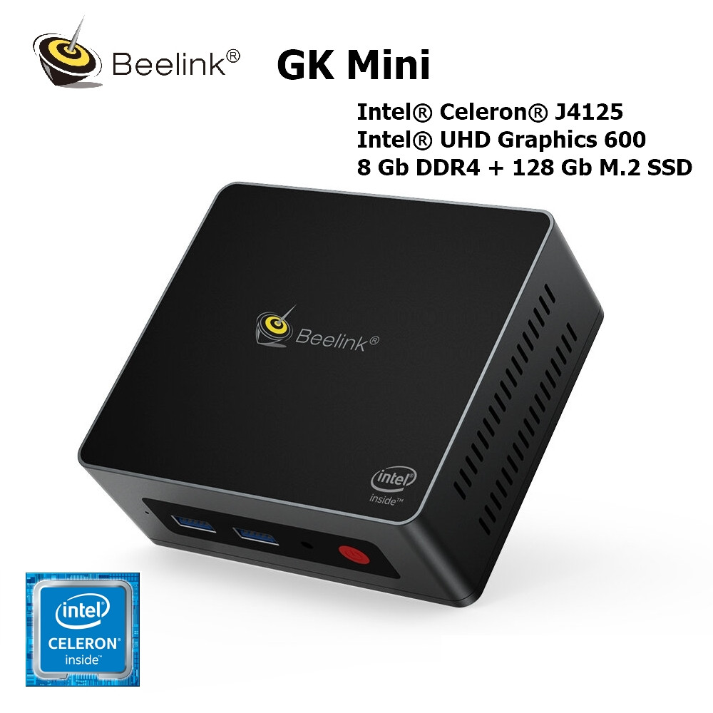 Beelink GK MINI Mini PC Intel® Celeron® J4125, 8GB+128GB (ID#1449658040 ...