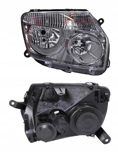 Фара Передняя Dacia Renault Duster 2010-2013 Правая H7 H1 Авт. Мех.Рег ...
