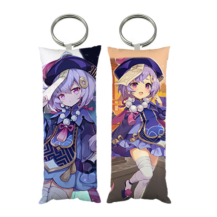 Брелок Мини-дакимакура Genshin Impact Двухсторонний 4*10 См (br0305 ...