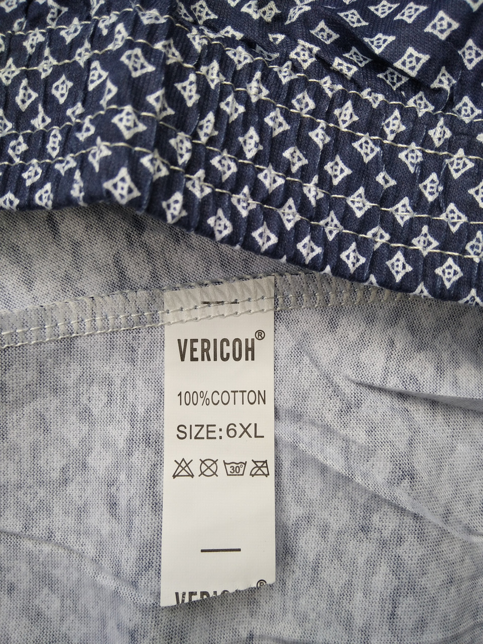 Трусы семейные шортами VERICOH хлопок мелкая точка синий темный 6XL 58\60 (ID#1450107419), цена ...