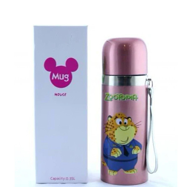 Купить Термос детский питьевой Zootopia YG-1/ZDT350 0.35 л Розовый ...