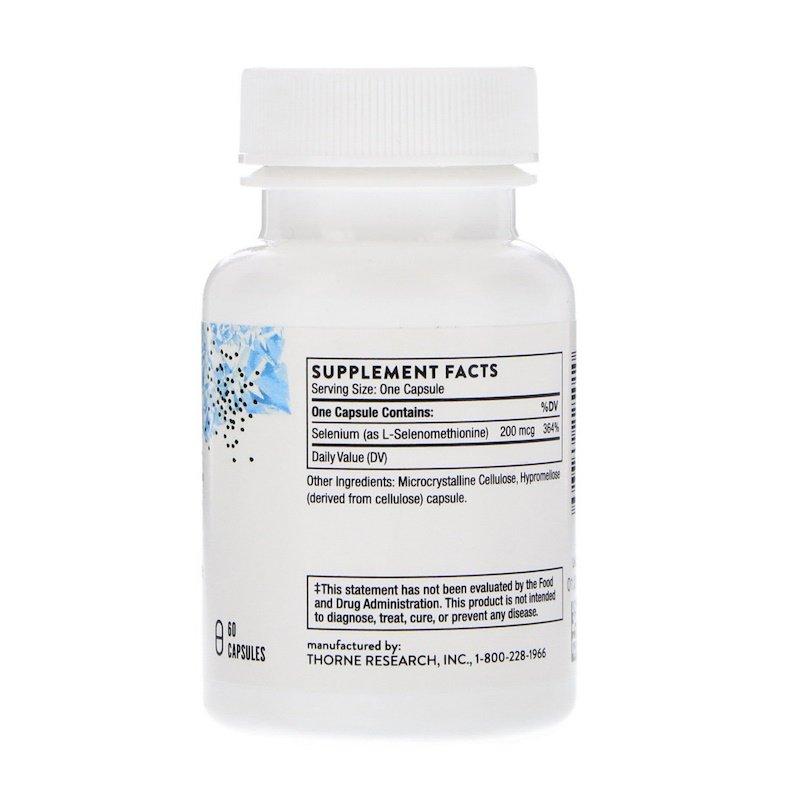 Купить Селенметионин "Selenomethionine" Thorne Research, 200 мкг, 60 ...