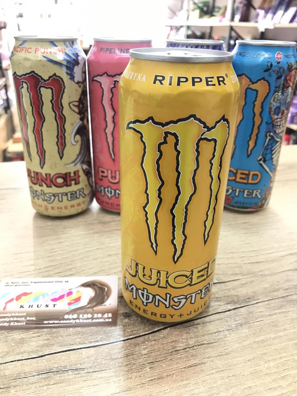 Купить Monster Energy Ripper 500ml (монстер енергетик напиток), цена 52 ...