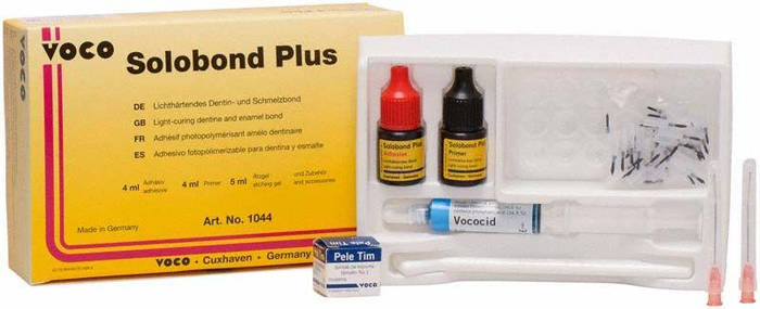 Купить Solobond Plus (Солобонд Плюс) № 1044, Набор: 2x флак. 4мл ...