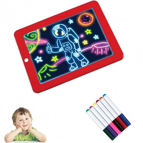 Купить Детский планшет для рисования с подсветкой Magic Pad Deluxe ...