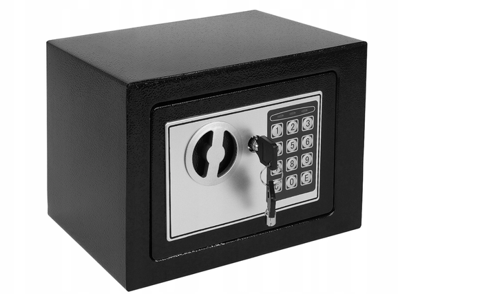 Міні сейф меблевий зламостійкий вогнестійкий офісний міні сейф для дому ...