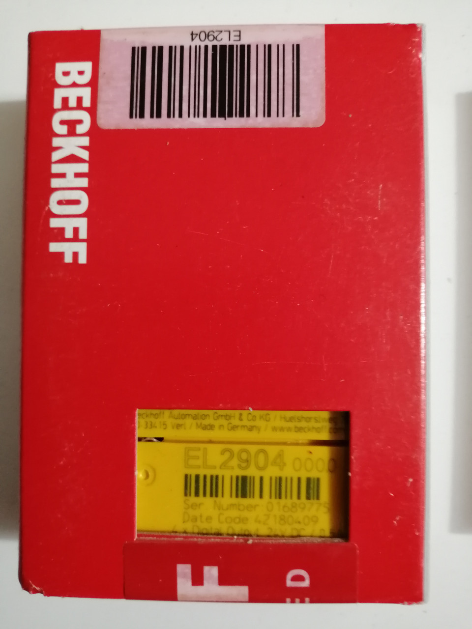 BECKHOFF EL2904 МОДУЛЬ З 4-МА ДИСКРЕТНИМИ ВИХОДАМИ (ID#1453226590 ...