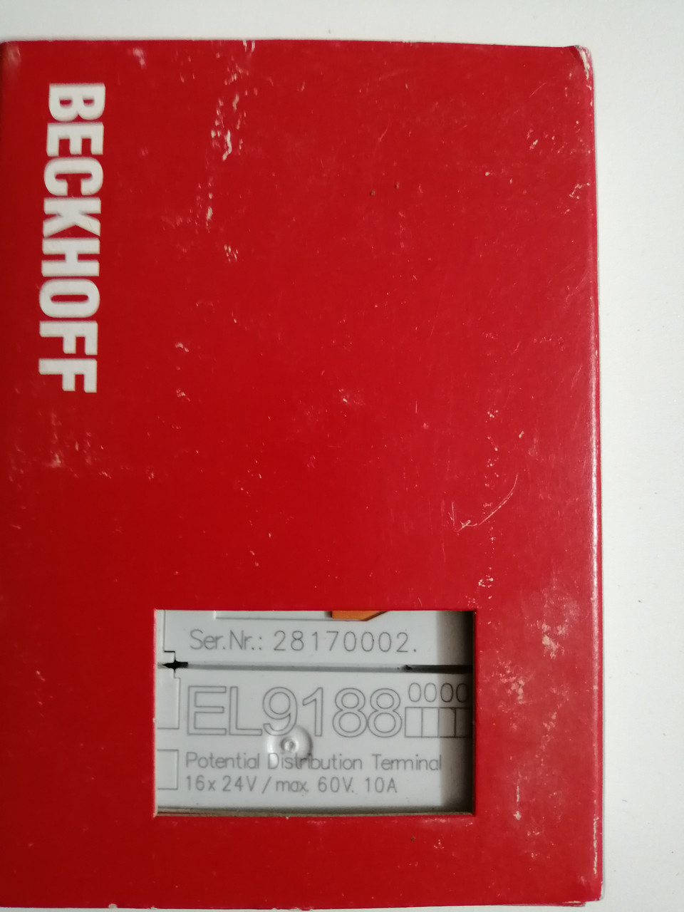 Купити BECKHOFF EL9188, Модуль розподілу потенціалу. Новий, ціна 1280 ...