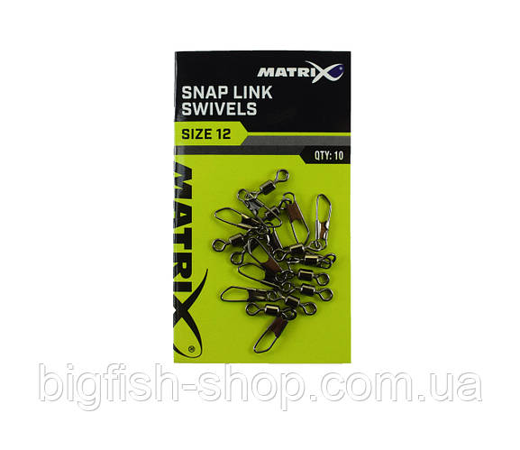 Застібка ковзна Matrix Snap Link Swivels No12 (ID#1453295140), ціна ...