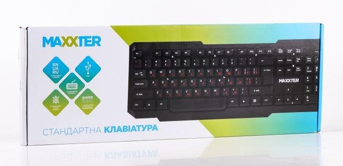 Купити Клавіатура дротова Maxxter KB-211-U Black USB, ціна 710 грн - Prom.ua (ID# 1271219697)