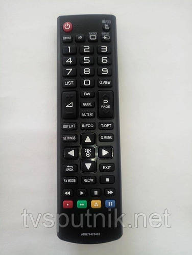 Пульт для телевизора LG AKB74475403, цена 176 грн — Prom.ua (ID#1443425143)