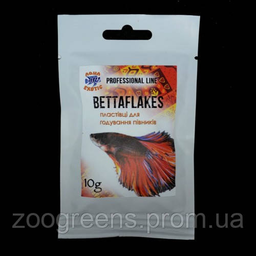 BETTAFLAKES - PROFESSIONAL LINE - 10 Г Корм для петушка, цена 32 грн ...