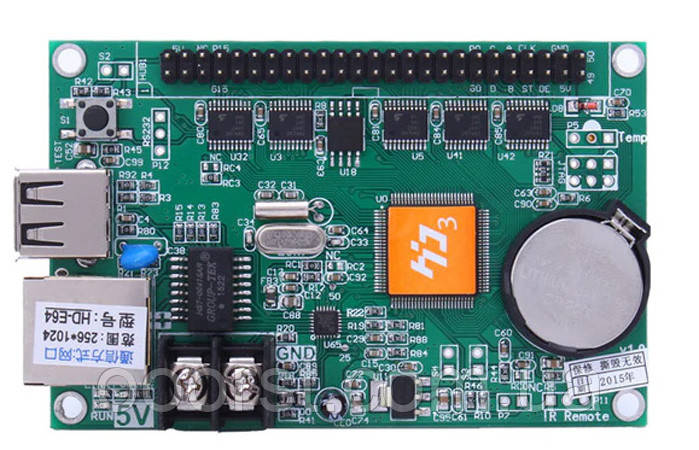 Контроллер HD-E64 для светодиодных LED экранов(бегущих строк), цена ...