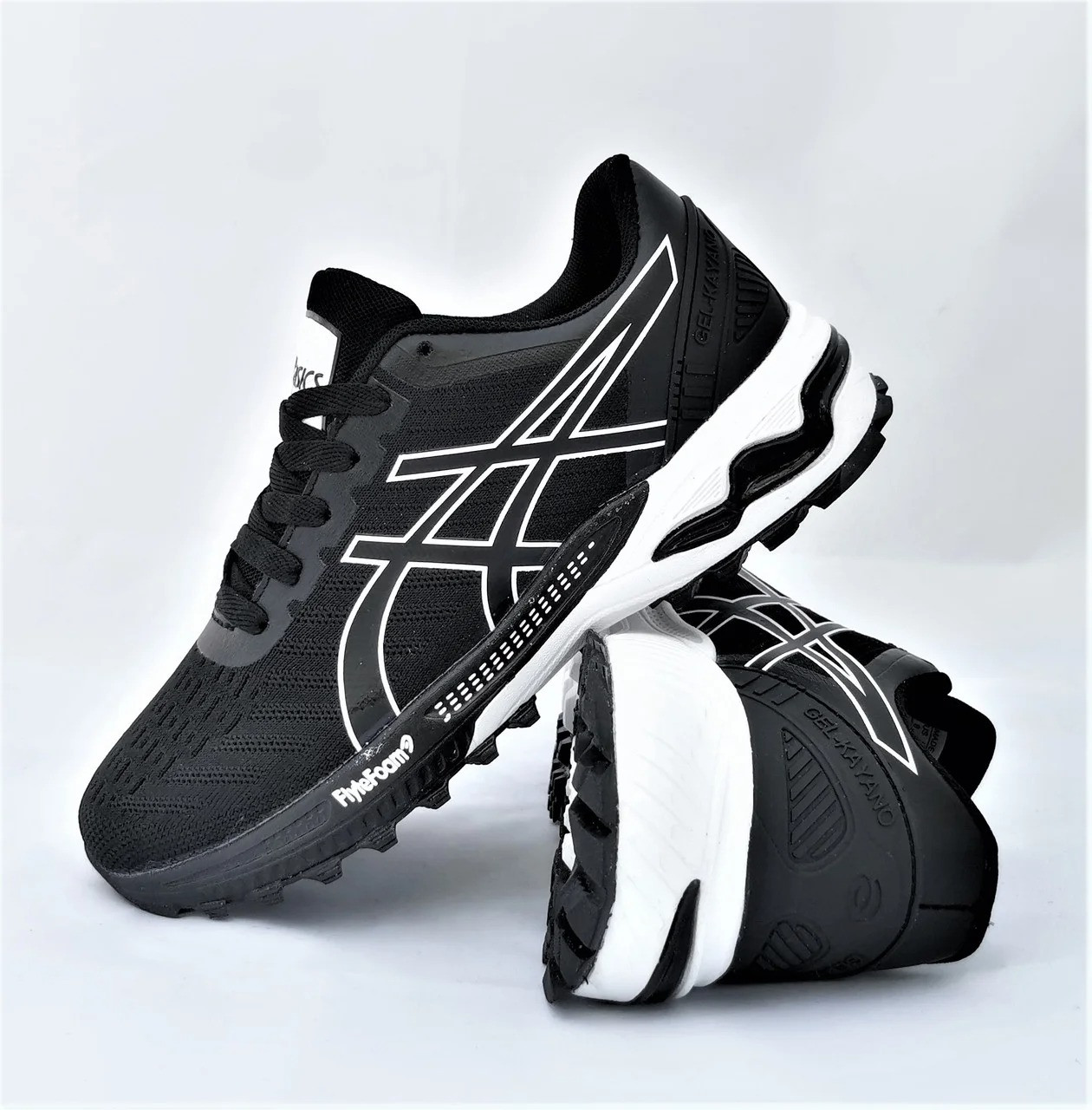 Кроссовки Asics FlyteFoam 9 Черно-Белые Мужские Асикс ТОЛЬКО 44 размер ...