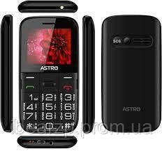 Купить Кнопочный мобильный телефон Astro A241 Black, цена 950 ₴ — Prom ...
