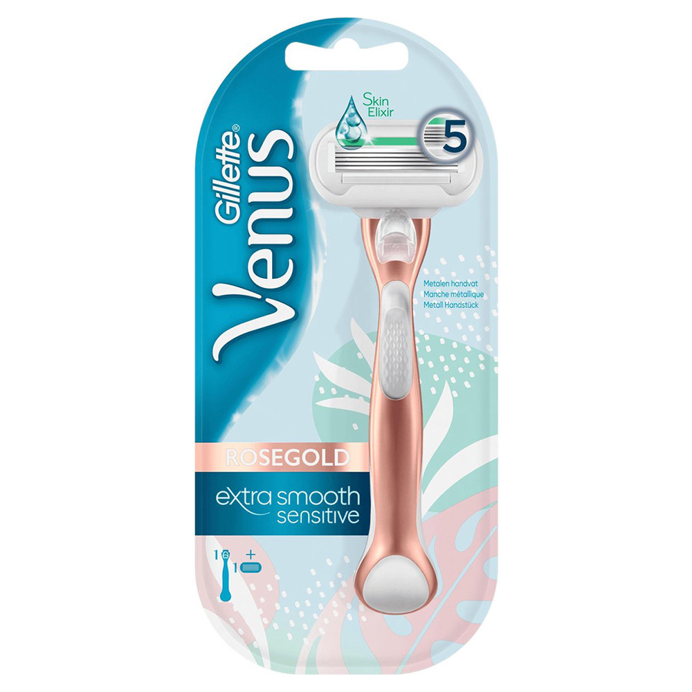 Станок с 1 сменной кассетой Gillette Venus RoseGold Extra Smooth ...