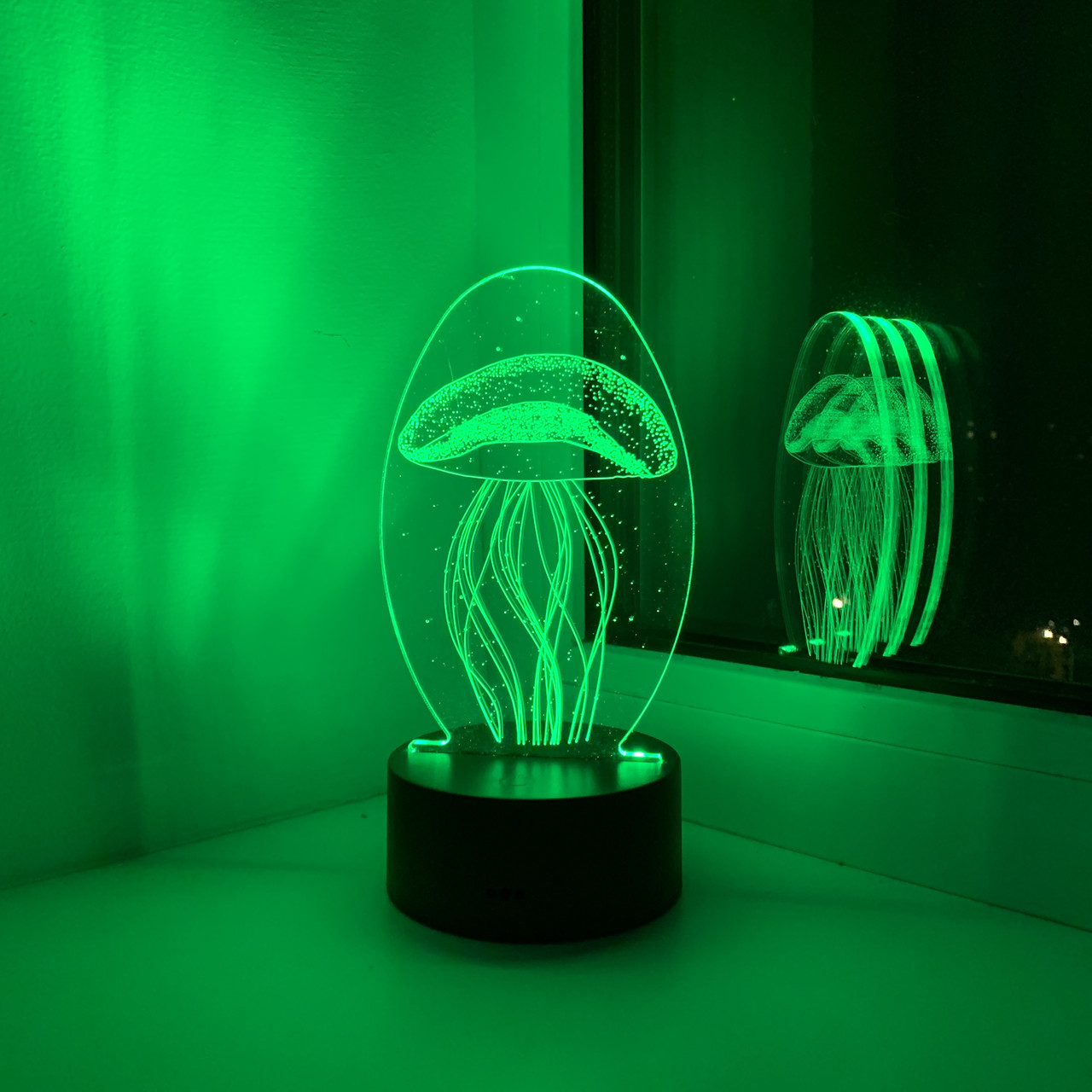 3D Светильник "Медуза" на 7 цветов. 3д лампа ночник, цена 349 грн ...