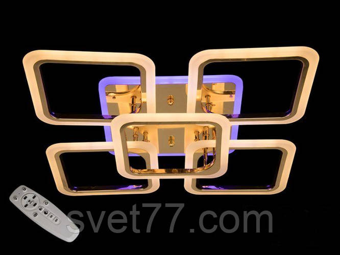 Стельова LED-люстра A8060/4+1G LED 3color (ID#1454359244), ціна: 3254.07 ₴, купити на Prom.ua