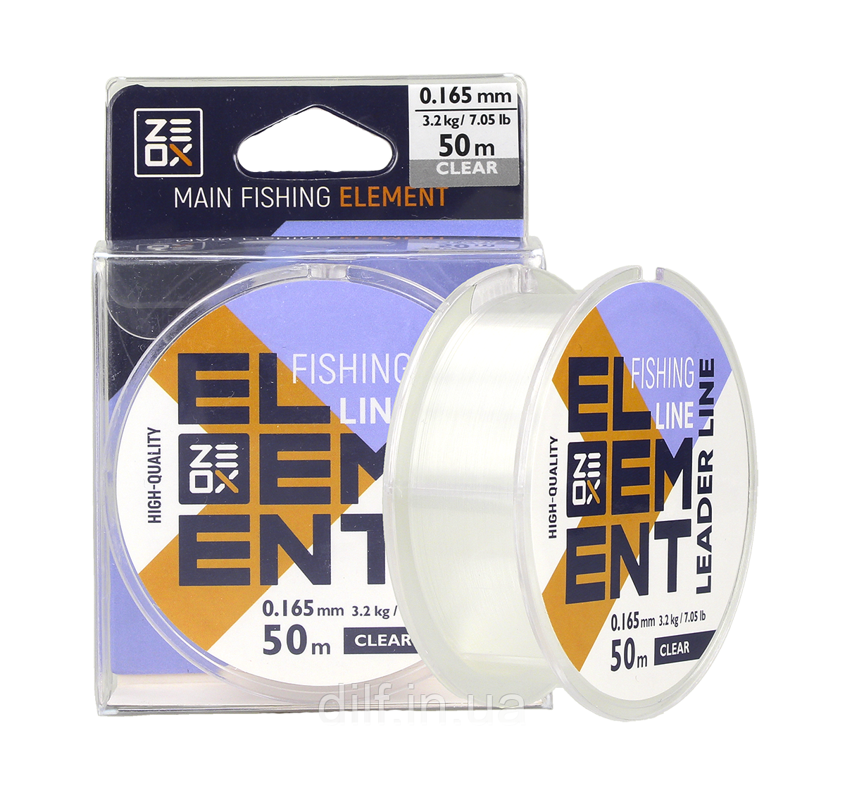 Волосінь Zeox Element Leader Line CL 50м 0.185 мм: продаж, ціна у Одесі ...