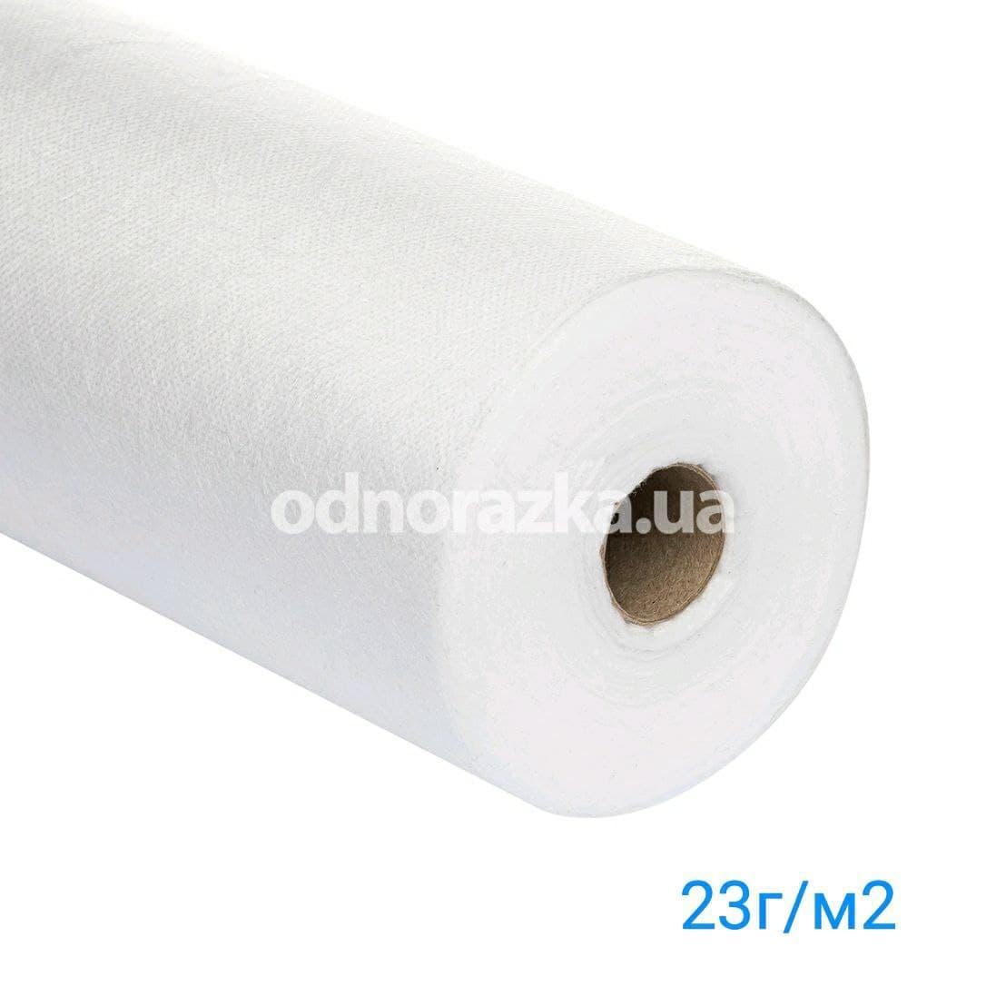 Одноразове простирадло в рулоні, спанбонд, 0.8х100м (23г/м2) ПРЕМІУМ ...