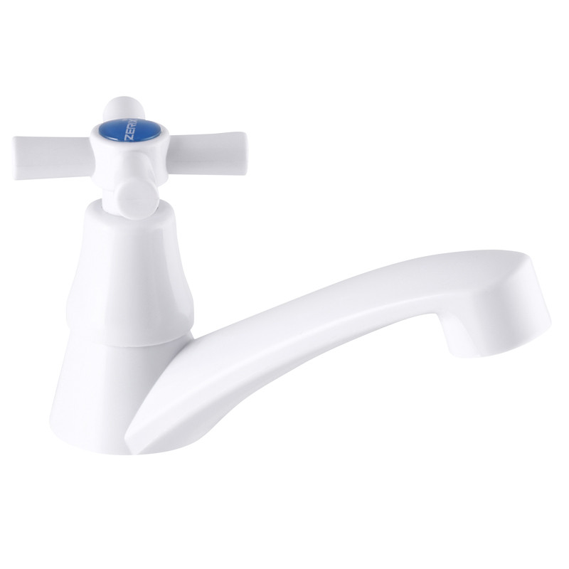 Купить Монокран кран на холодную воду 1/2 буксовый ZERIX MONO 017 белый ...