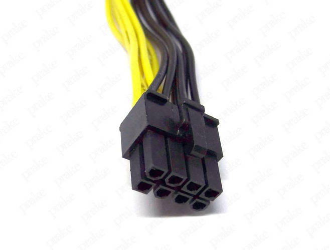 Переходник 2 x 6pin to 8pin удлинитель PCI-Ex (видеокарта), цена 72 грн ...