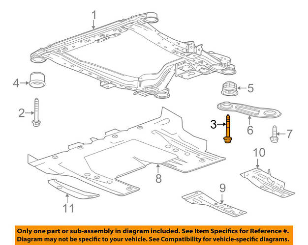 Купити Болт сайлентблока підрамника GM 11570927 OPEL Astra J Insignia ...