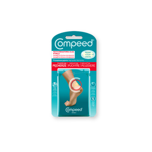 Compeed - пластирі від музолей і пухирів, середній розмір 5 шт ...