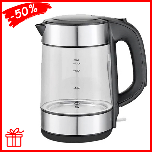 Купить Стеклянный электрочайник Walesberg KK1119, мощный электрочайник ...