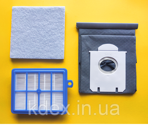 Комплект фильтров для пылесосов Philips. Комплект с многоразовым мешком ...
