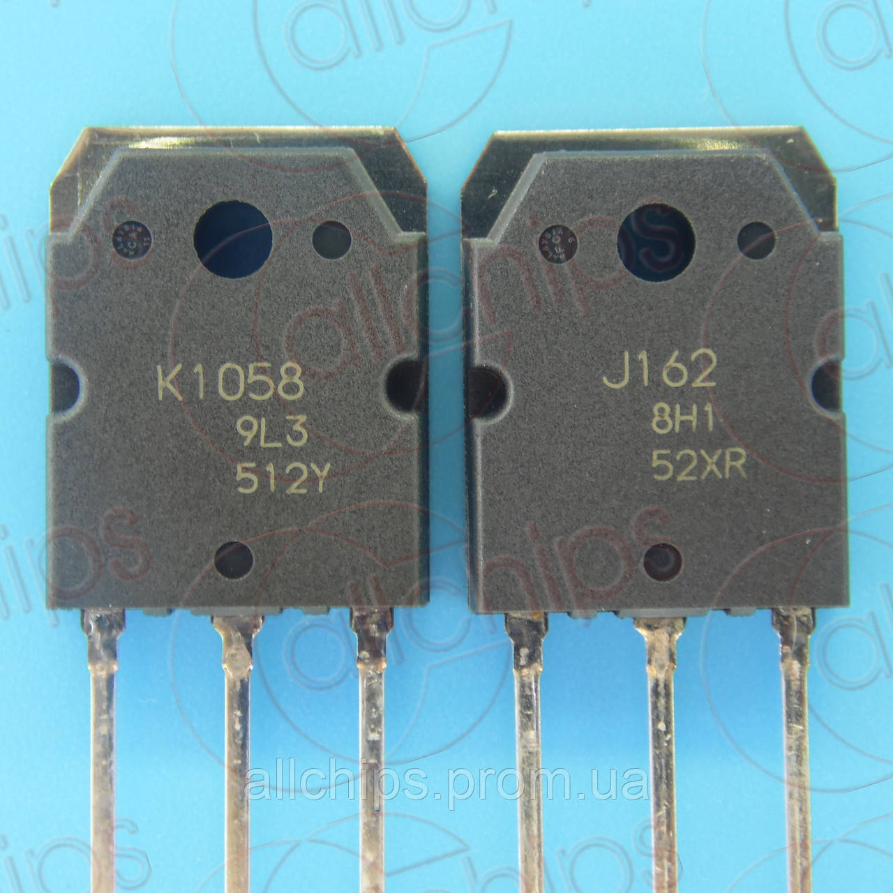 MOSFET P-канал N-канал 160В 7А Renesas 2SJ162/2SK1058 TO3P (ID ...