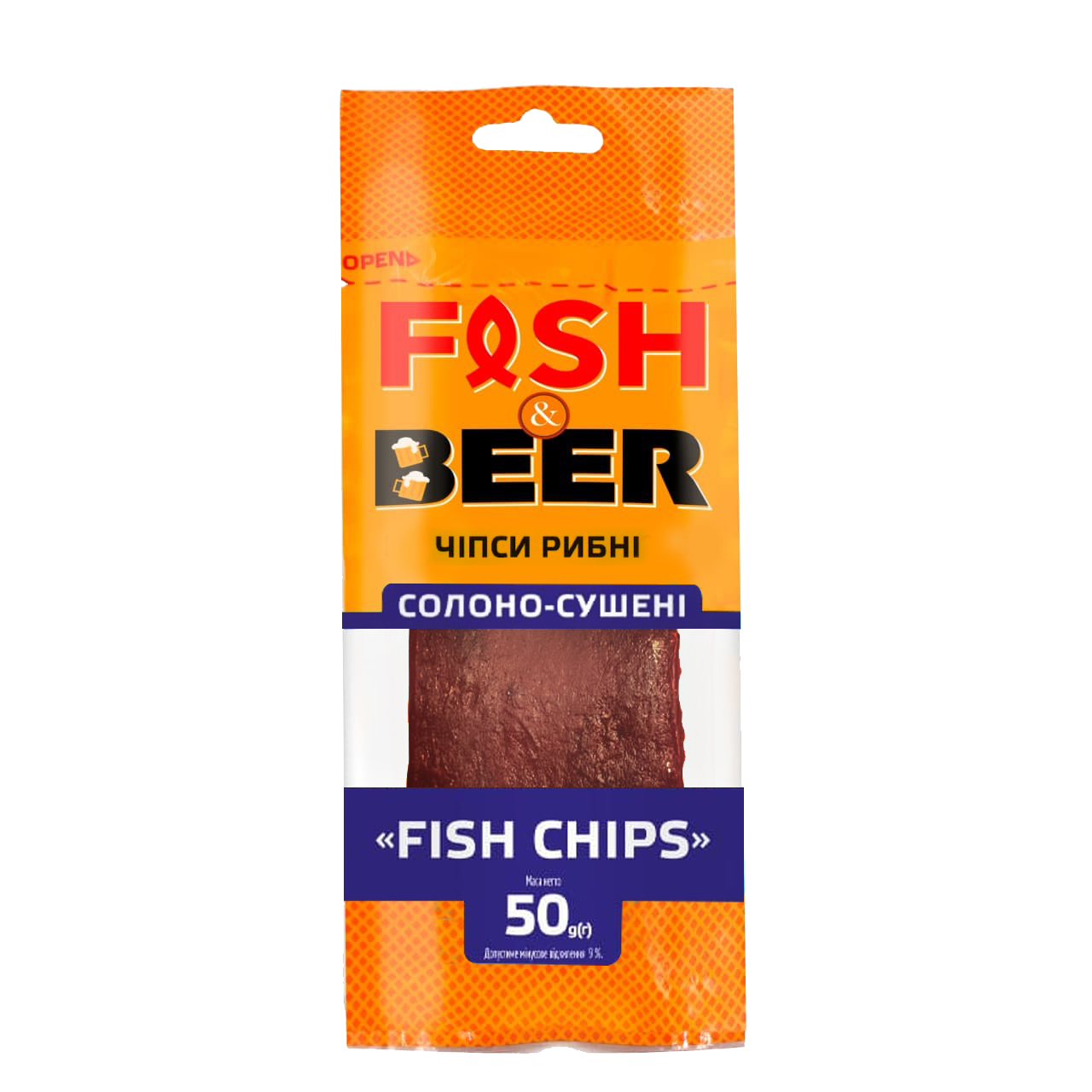 Купить Чипсы рыбные ТМ Fish Beer, 50 г, цена 45.06 грн — Prom.ua (ID ...