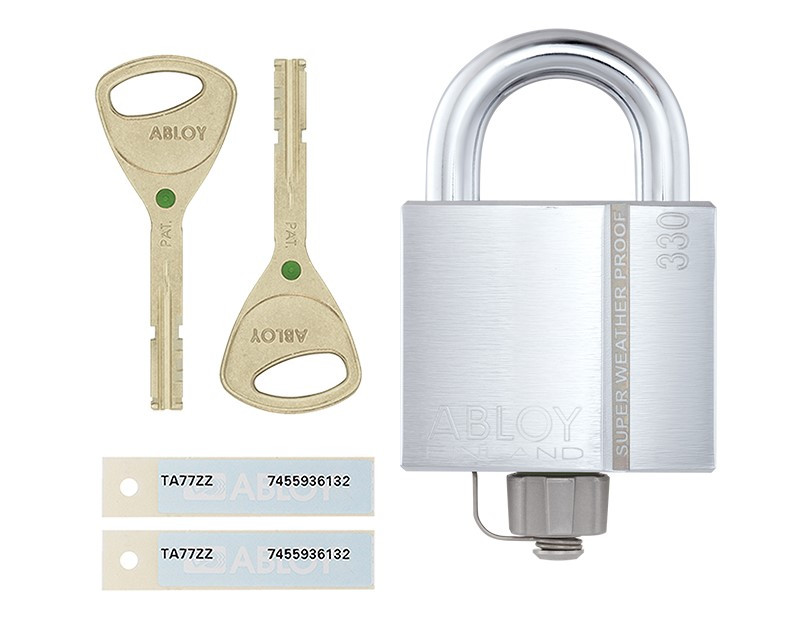 Купить Навесной замок ABLOY PLM330 SENTRY BA66EE 2KEY 25 мм 8 мм хром ...