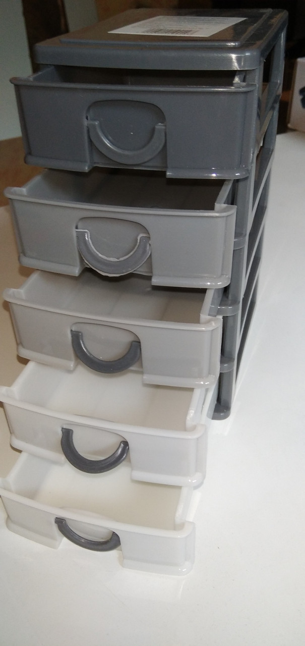 Комод-мини органайзер пластиковый для метизов, микросхем, мелких ...