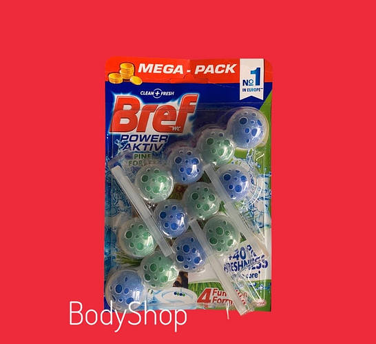 Туалетные блоки для унитаза Bref Хвоя 3*50г, цена 64 грн — Prom.ua (ID ...