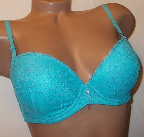 Бюстгалтер LuLoLa 75В з пуш-ап на поролоні блакитний ліфчик (ID#1465338240), ціна: 145 ₴, купити ...